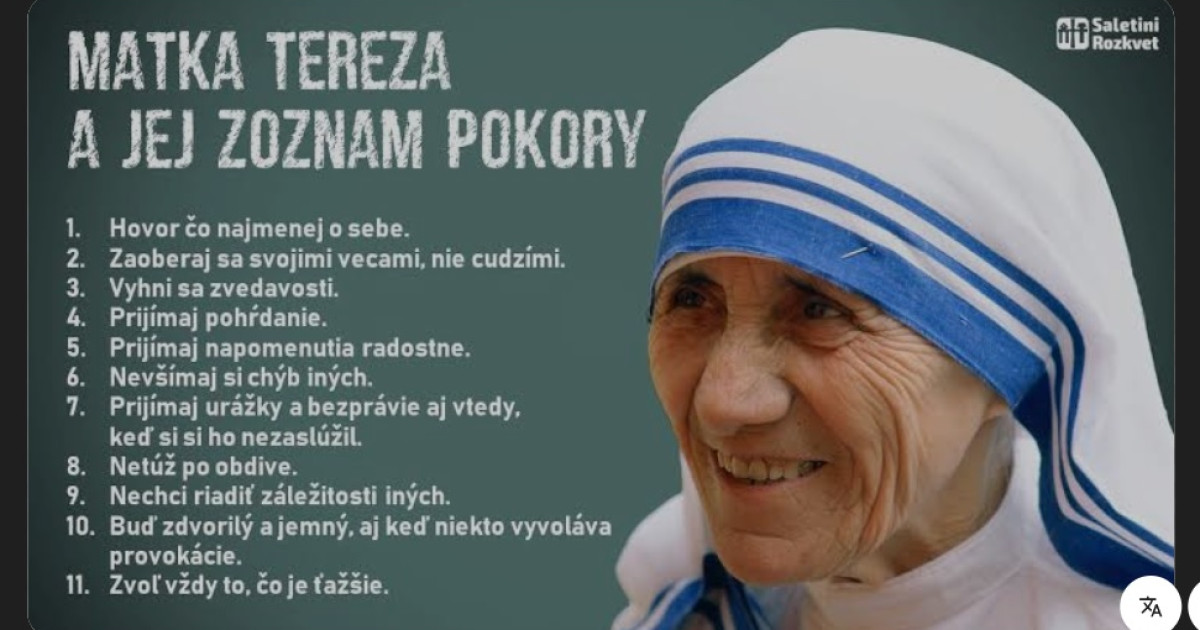 Sv. Matka Tereza - ďalšia obeť filmovej továrne na európsky "správny ...