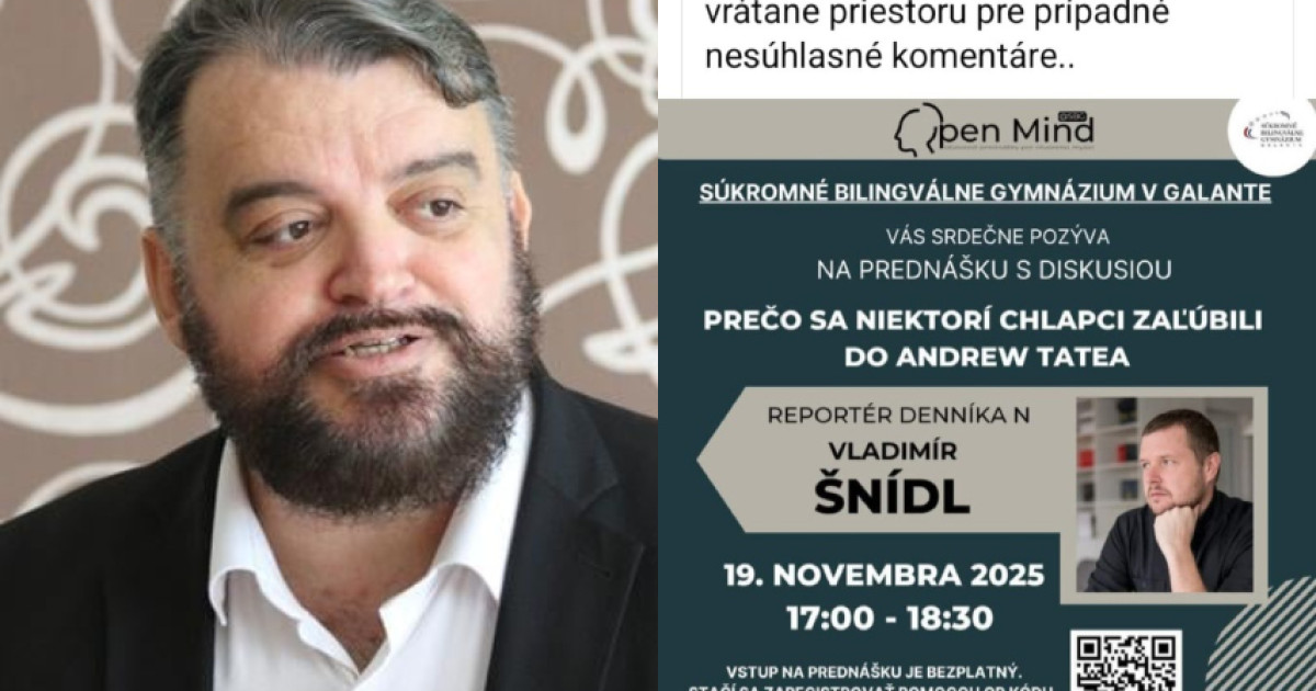 Chmelár o prednáškach Šnídla: Propagandistický pešiak nemá čo robiť na ...