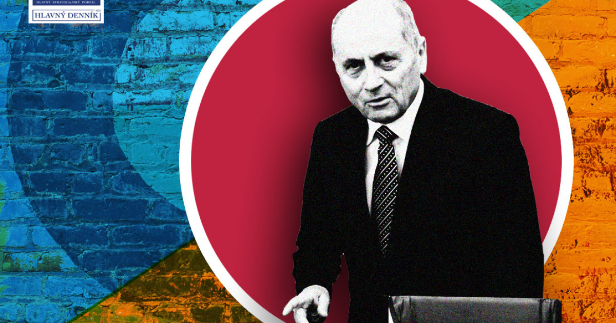 Aktér Novembra 89 Ján Čarnogurský vedľa Milana Mazureka a Petra Marčeka ...