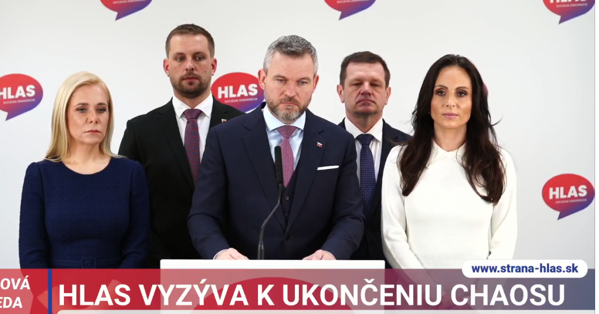 Peter Pellegrini vyzýva prezidentku, ukončite tento CHAOS! | Hlavný Denník