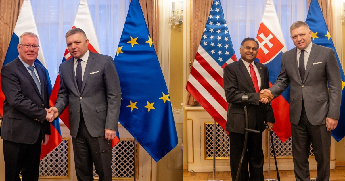 PREMIÉR ROBERT FICO prijal atašé USA a Ruska pracujúcich na konzulátoch ...